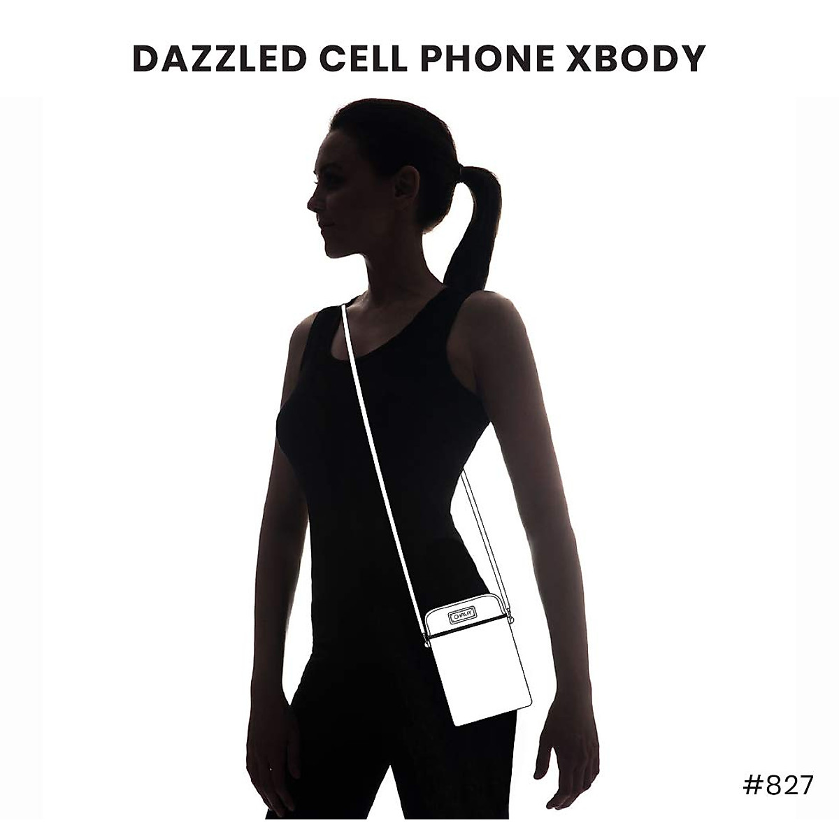 Chala Handbags Daisy Cellphone Crossbody Handbag (Daisy)