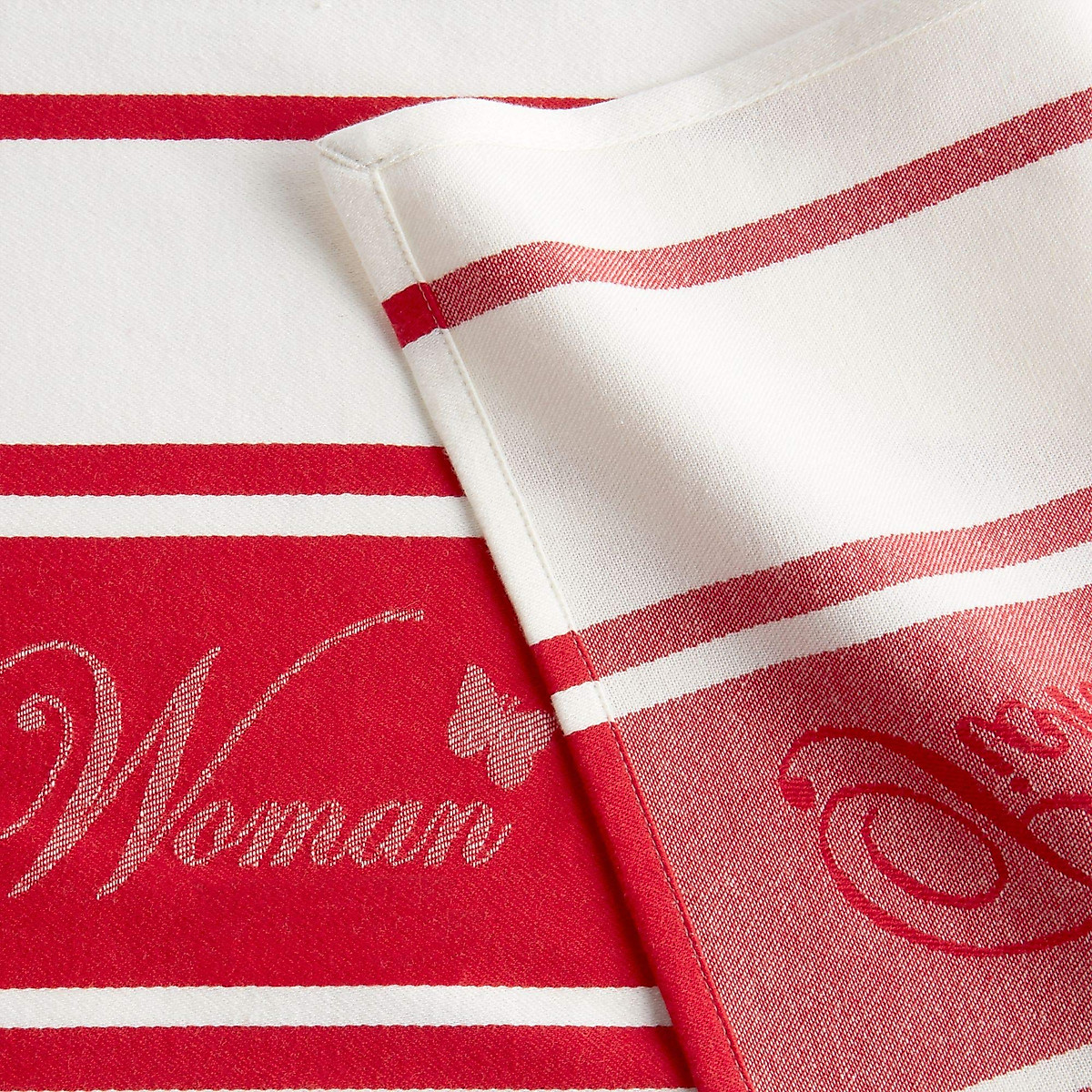 The Pioneer Woman Floral Kitchen Towels, Red and White, Set of 4