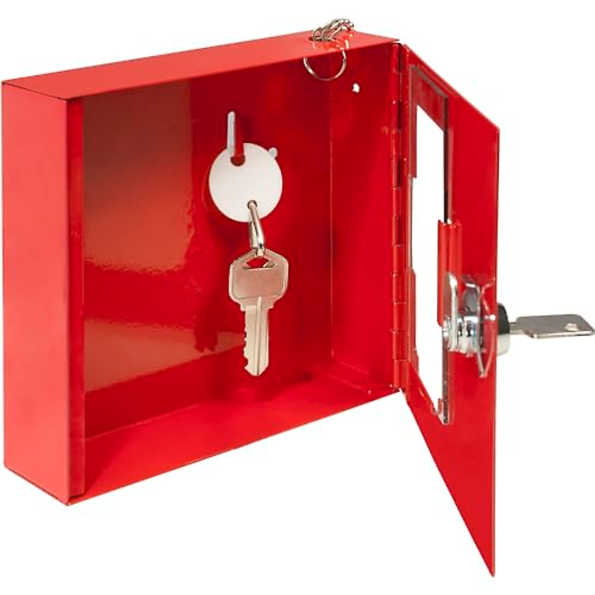BARSKA Breakable Emergency Key Box, Red, Small