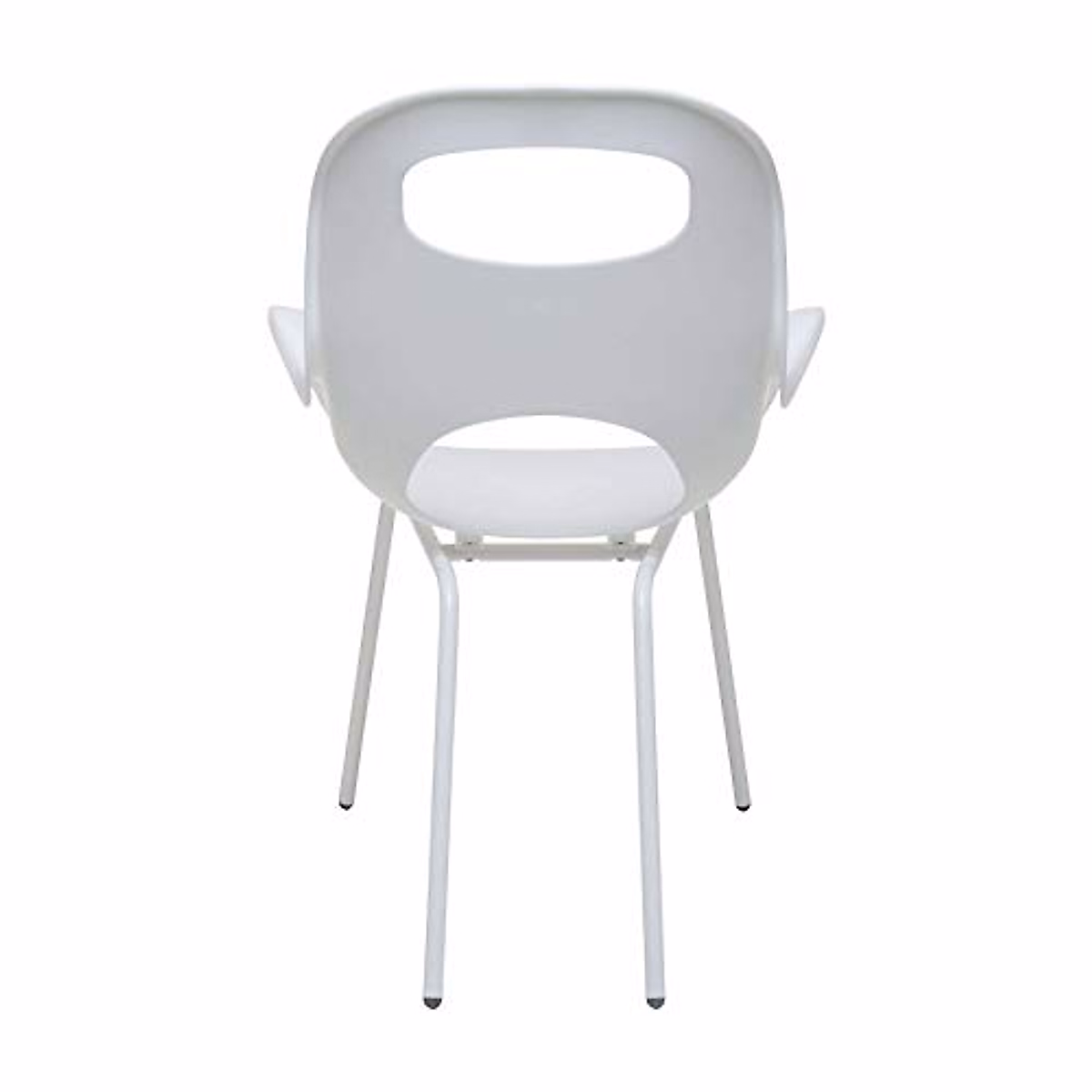 Umbra Oh Chair, Comfortable Seating Indoors and Outdoors, Weather-Resistant, White