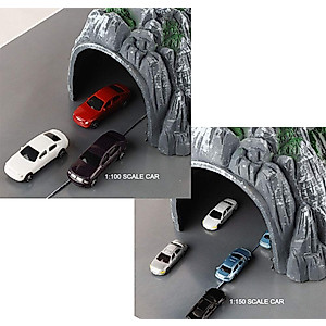 NWFashion Model Scenery 1:160 Scale N Gauge Plastic Rockery Tunnel Track Train Accessories Toy (1PC)