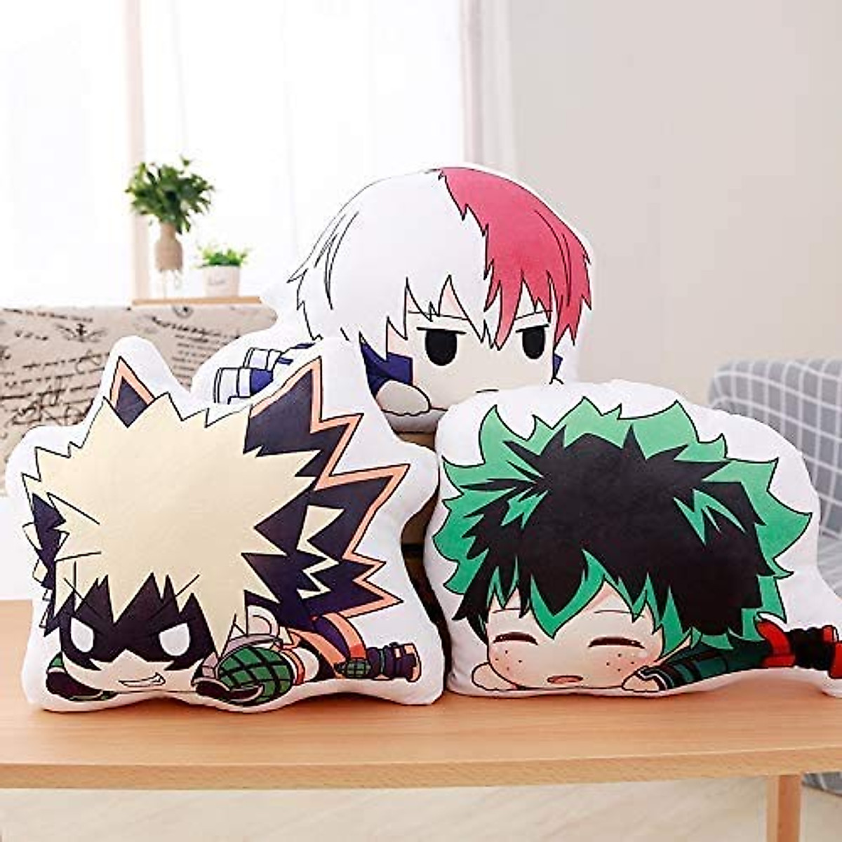 queenfoot Anime Mha Plushies Cosplay Cartoon Image Pillows Baby Toy Price for One Piece, 45 cm