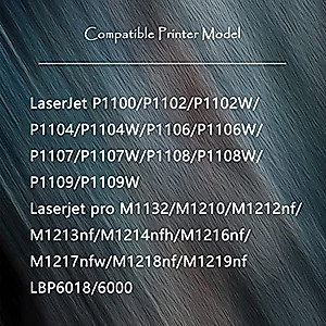 TG Imaging (Single Pack) Compatible Replacement for Canon 125 Toner Cartridge Canon125 CRG-125 CRG125 (1xBlack) Replacement for ImageClass LBP6000 LBP6030ws MF3010 Toner Printer