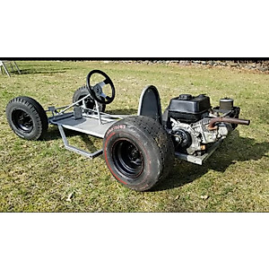 10.5inch/27cm Kart Steering Wheel - 3 Spokes Quick Release Off-Road Cart Steering Wheel Interior With Holes For Go Kart Beach Kart Replacement Vehicle Universal (10.5inch/27cm - Black)