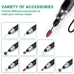 Engraving Pen Engraver Rechargeable Electric Cordless Grinding Pen DIY Rotary Tool Kit for Metal Wood Jewelry Engraving Carving Polishing Drilling Lettering