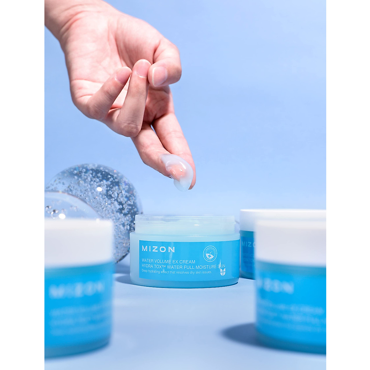 MIZON Water Volume EX Cream, Moisture Cream, Deep Hydration Cream, Soft Skin, Korean skin care (100ml/ 3.38 fl oz)