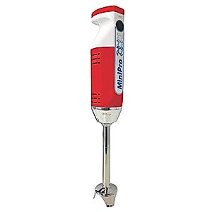 Dynamic MiniPro MX070.12 4 Qt. Immersion Blender with Variable Speed Motor, 115v, Red