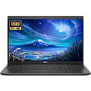 Latest Dell Latitude 15 3000 3510 Business Laptop Intel i5-10210U 4-Core(Beats i7-8565U), 16G RAM 256G SSD + 500G HDD 15.6 HD Screen, Intel UHD Graphics, WiFi, Bluetooth, Webcam,HDMI , Black