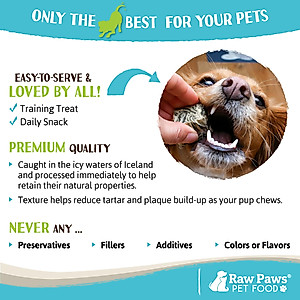 Raw Paws Cod Skin Cubes for Dogs, 5-oz – Cod Skins for Dogs - Fish Skins for Dogs - Fish Skin Chews for Dogs - Cod Skin Dog Treats - Cod Treats for Dogs - Crunchy Cod Treats for Dogs - Cod Dog Treats