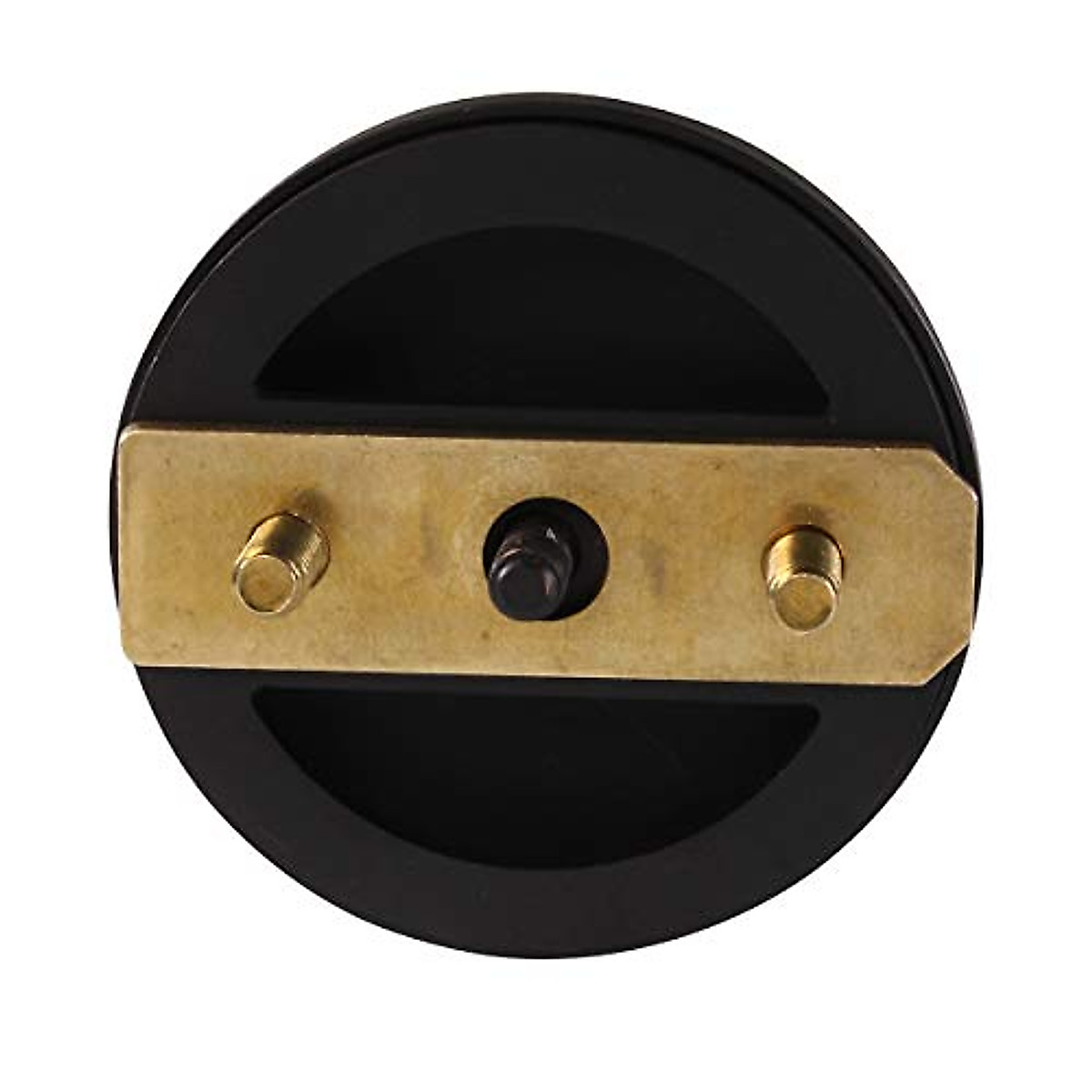 Westbrass 493144H-62 12" & 4" Bath Waste & Overflow Assembly with Tip-Toe Drain Plug and Illusionary Faceplate-SCH. 40 ABS Pipe, 1-Pack, Matte Black