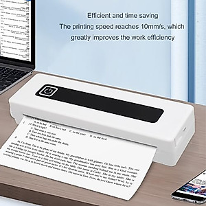 XMEYE Portable Printer, Bluetooth Thermal Inkless Printer 200DPI High Resolution Clear Print Printer Compatible with iOS, Android, Laptop for Office Car Home