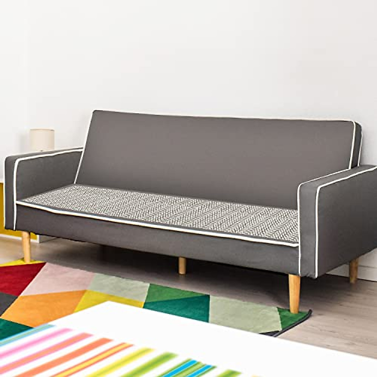 Nevlers 22" x 72" Anti Slip Cushion Gripper for Couch | Strong & Durable Gripper Pad Helps Keep Couch Cushions from Sliding - Multi-Purpose & Customizable Non Slip Pads for Home or Office Use