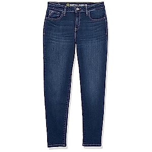 Nautica Women's Jeans Co. True Flex Mid-Rise Skinny Denim, Deep Wave Wash