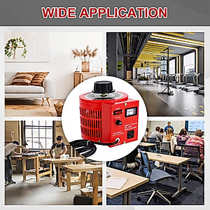 YaeCCC Voltage Transformer 10 Amp Auto AC Variable Voltage Converter,1000VA,0~130 Volt Output (1000W Max)