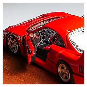 Classic Static Scale Models 1 64 for Ferrari F40 LM Red Full Open Alloy Car Model Ornaments Adult Gift Collection Display Adult Gift Non RC Toys