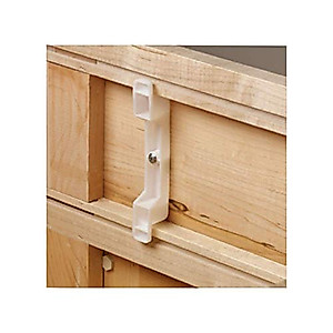 False Front Cabinet Clips 4-1/2" - Fake Drawer Clips/False Drawer Front Clips - 2 Sets 4 Clips