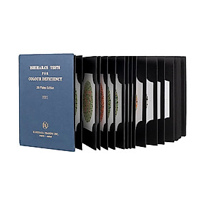 Kanehara Ishihara Test Chart Books, for Color Deficiency-38 Plate (Complete Edition) Book