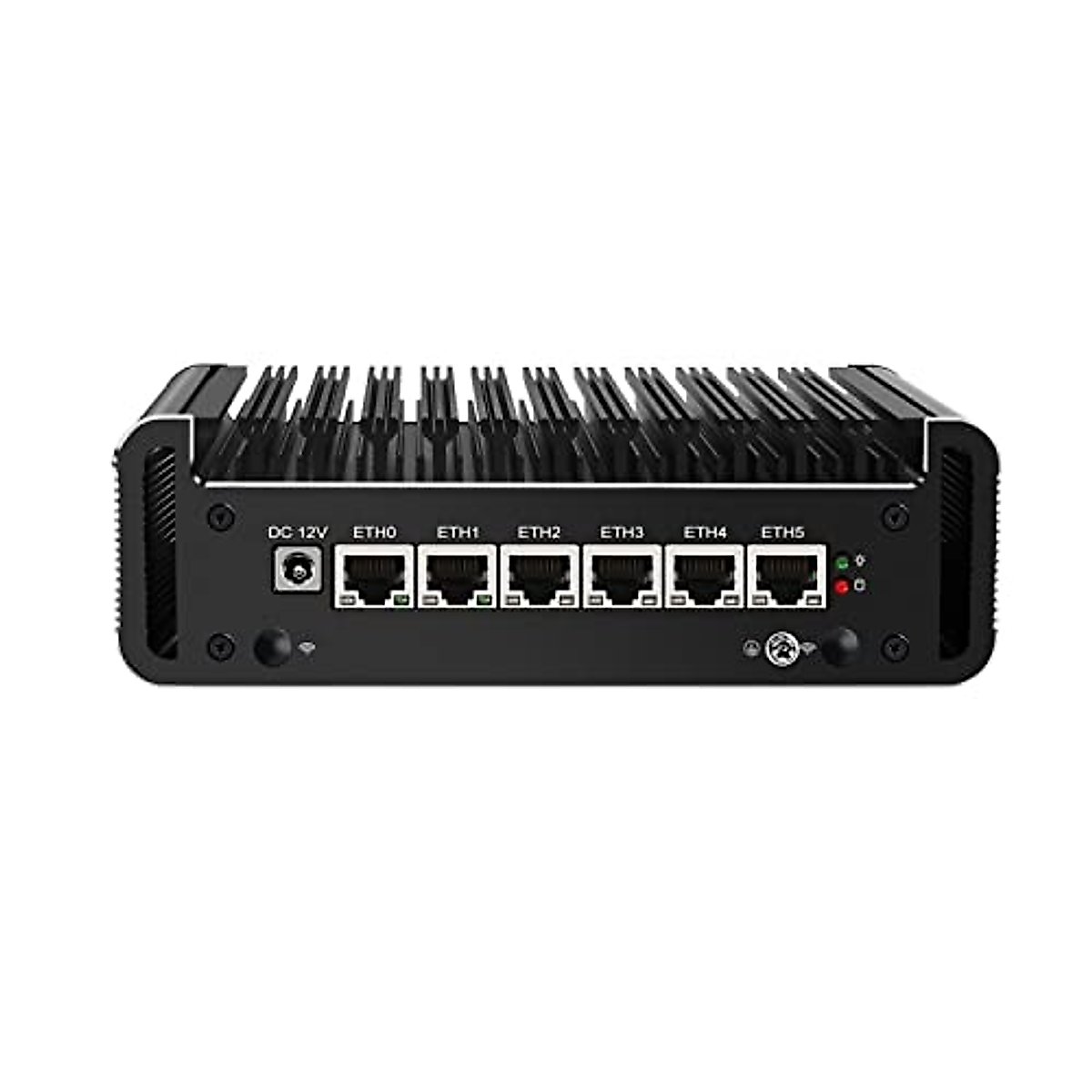 Micro Firewall Appliance, Mini PC, OPNsense, VPN, Router PC, Intel Core I7 1165G7, HUNSN RJ07, AES-NI, 6 x Intel 2.5GbE I226-V LAN, COM, HDMI, 16G RAM, 128G SSD