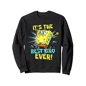 Mademark x SpongeBob SquarePants - SpongeBob Birthday Kids Sweatshirt: It's The Best Day Ever!