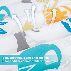 MOEMOE BABY Baby Sleep Sack with Legs Winter, Thicken Baby Sleeping Bag, Wearable Blanket Baby with Sleeves, Tog 3.5 Toddler Sleep Sack with Feet, 12M-6T