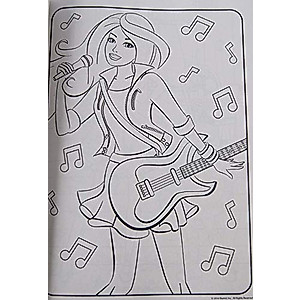 Lazy Days Barbie Dressed to Dazzle Coloring and Activity Book - 64 Pages