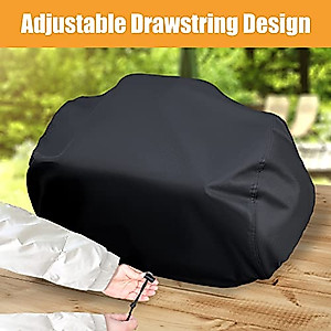 Amerbro Cover for Ninja Woodfire Outdoor Grill - Waterproof Grill Cover for Ninja OG701 Grill Smoker - Anti-Fade & UV Resistant, Heavy Duty 600D Oxford Fabric - 19" x 24" x 13"