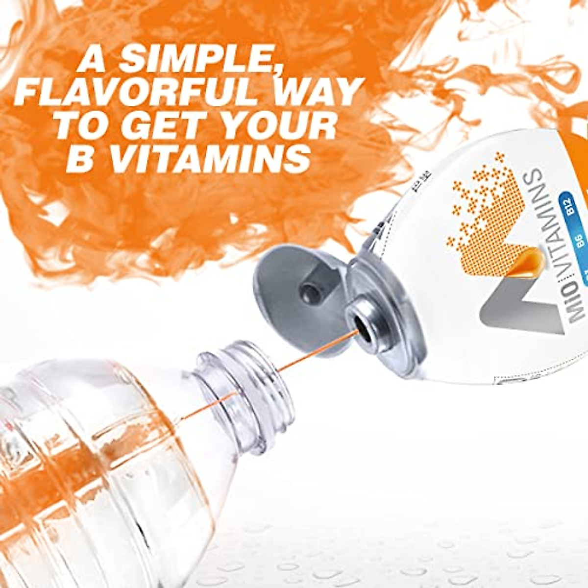 MiO Vitamins Orange Tangerine Liquid Water Enhancer Drink Mix, 1.62 fl oz Bottle, As seen on TikTok