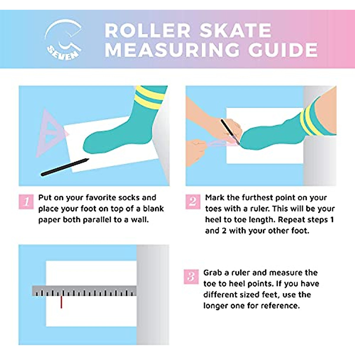 C7skate Roller Skate The Summer I Turned Pretty Summer Sunset, Size 5