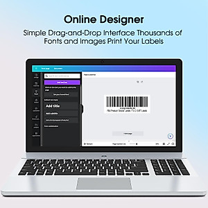 MaxGear 1" x 2-5/8" Address Mailing Sticker Labels for Inkjet or Laser Printer, Matte White Paper Sheets, Strong Adhesive, Dries Quickly, Holds Ink Well, 30 Sheets, 900 Labels