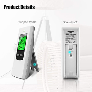 Hycency Programmable Smart WiFi Thermostat Plug Outlet, Wireless Electric Plug-in Temperature Controller with App Remote Control. Compatible with Alexa and Google Assistant