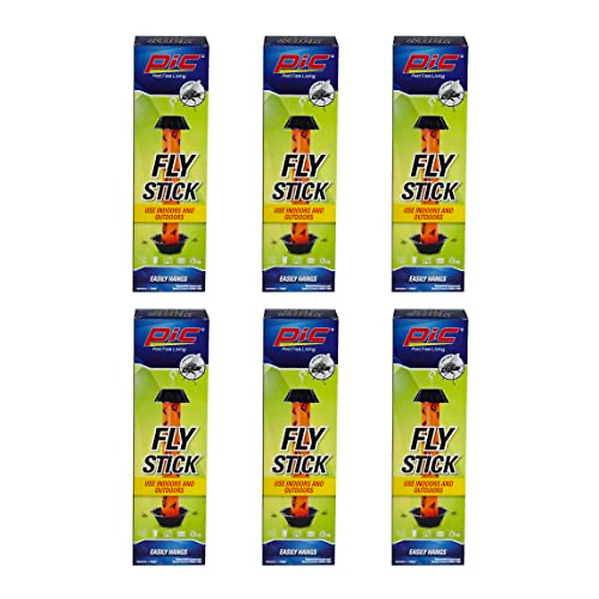 PIC Fly Sticks, Case - 6 Sticks Total