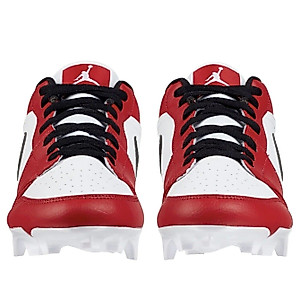 Nike Men's Cleats, White Black Variants Red, 9.5