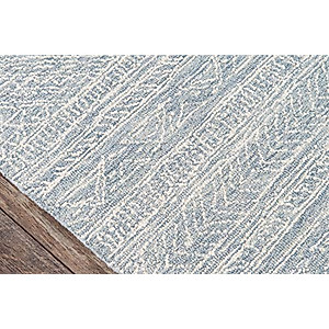Momeni Mallorca Light Blue Area Rug Area Rug, 2' x 3' Sized Rug for Entry Way, Bathroom, and Kitchen