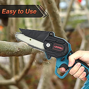 QBQCBB 24V Electric Cordless Saw Woodworking Electric Chain Saw Wood Cutter Suitable for Tree Pruning, with 1 Sets of Battery Portable Garden Cutting, Bamboo Cutting with Battery and Charger