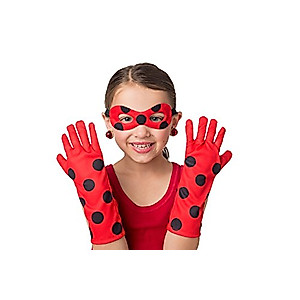 Bandai – 39780 – Miraculous Fancy Dress Set, One size – Red