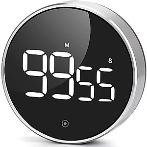 Teacher Timers, 3.8-inch Large Digital Classroom Timer for Kids, LED Magnetic Countdown timers with Constant Bright Function, Silent Timer for Students and Teachers