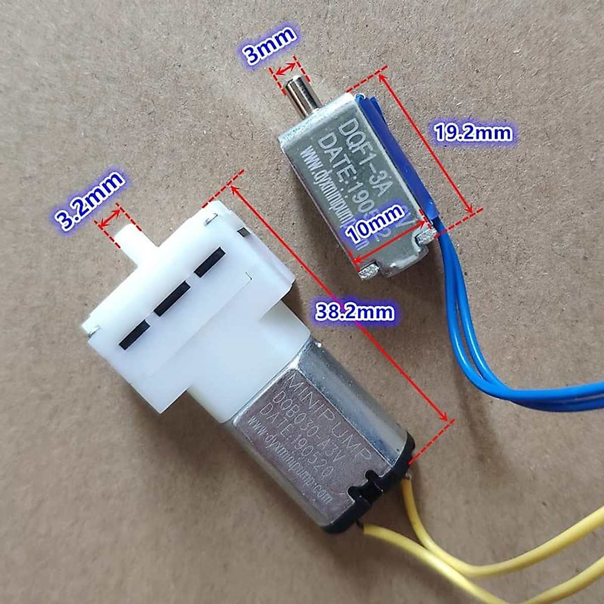 Submersible Sump Pump One Set DC 3V Air Pump 3V Air Valve 030 Mini Pump DQB030-A DQF1-3A Solenoid Valve Transfer Pump