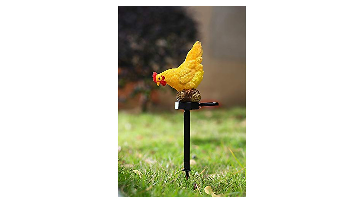 Solar Chicken Lights for Garden Decor - Outdoor Chicken Statue