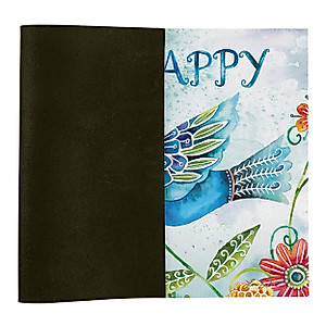 Studio M MatMates Happy Bluebirds Decorative Floor Mat Indoor or Outdoor Doormat with Eco-Friendly Recycled Rubber Backing, 18 x 30 Inches