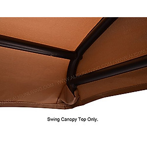 ALISUN Replacement Canopy Top for GT Porch Swing Model #GCS00229C (Will Not Fit Any Other Swing)