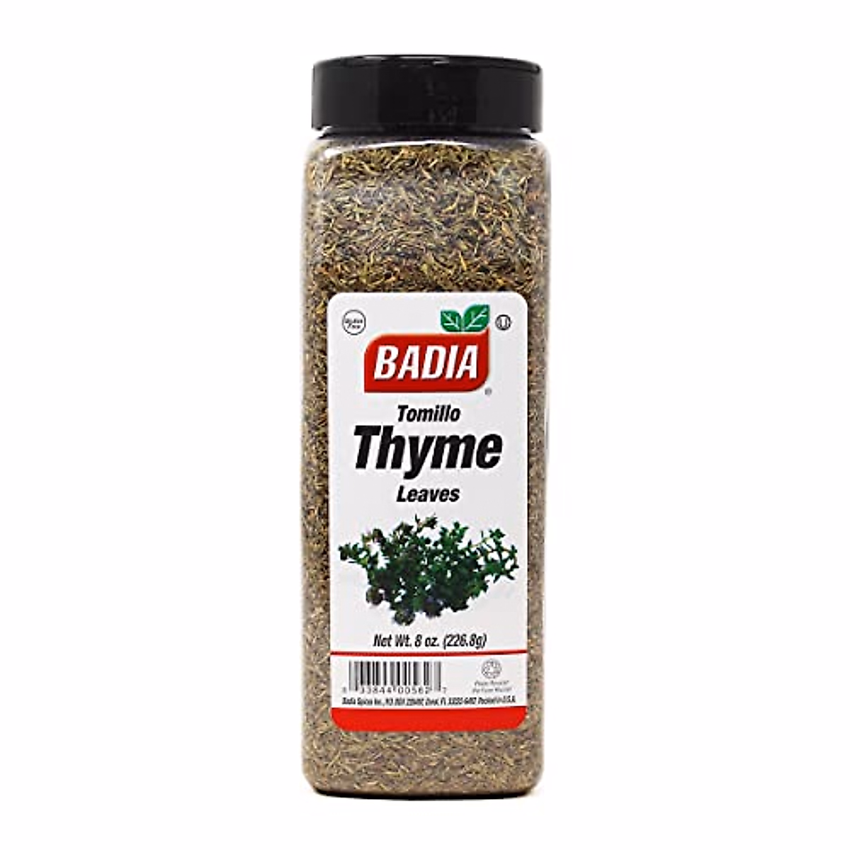Badia 8 oz Whole Thyme Leaves/ Tomillo Entero Gluten Free Kosher