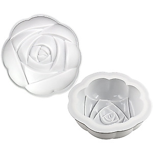 Funshowcase Large Rose Silicone Mold Tray Shape Size 5.7x5.7x2.5inch