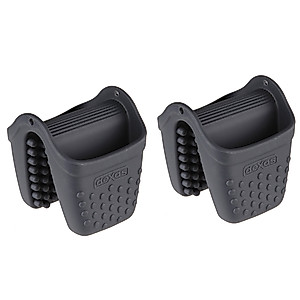 Dexas Micromitt Silicon Oven Mitt, Set of Two, Gray