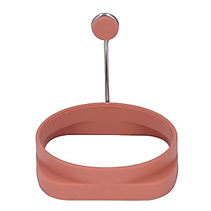 Handle Egg Frying Rings, Rotating Handle 5 PCS Dishwasher Safe Handle Omelette Rings Household Silicone