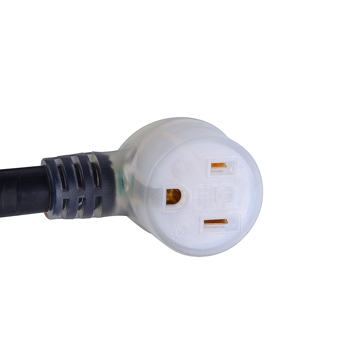 MaxWorks 80703 Heavy Duty 40 Foot 8 AWG/3C 6-50 Nema R Plug Lighted Welding Cord with ETL Approved