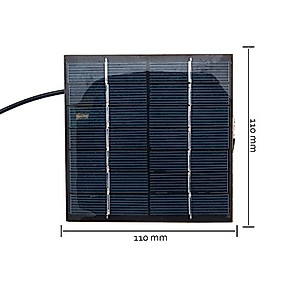 MASO 7V 1.4W 180L/H Solar Panel Powered Water Feature Pump Garden Pool Pond Aquarium Fountain Brushless for Bird Bath Pond Pull Garden - Power Pump：JT-180（CE/ROHS/IP68） DC7V，140MA
