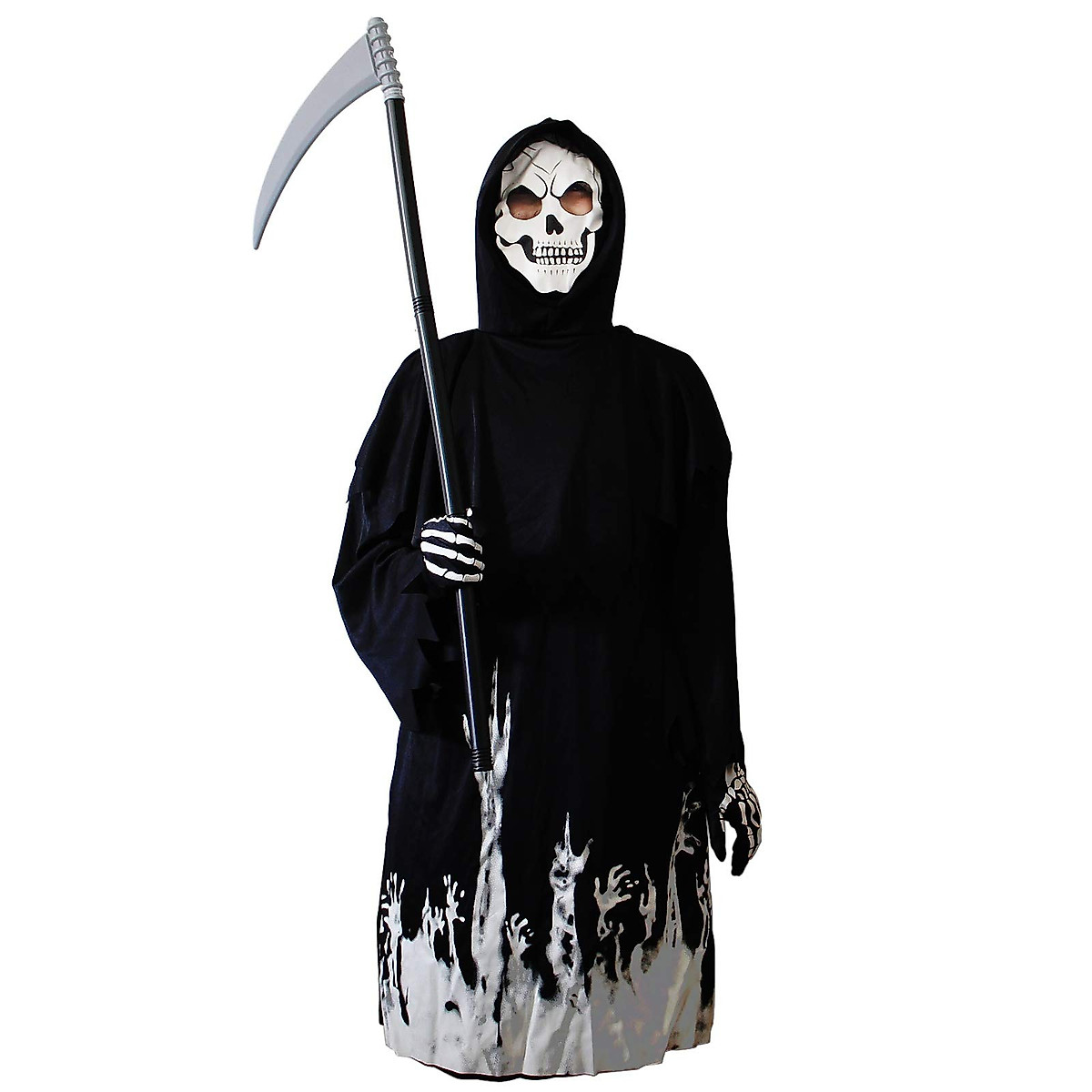 Lulu Home Halloween Kids Costume, Glow in The Dark Halloween Scary Kids Costume Boys Kids Costume