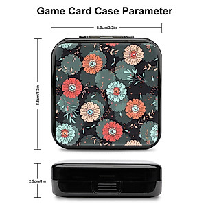 Eye Instead A Flower Game Card Case for Nintendo Switch Cartridge Holder Carrying Storage Box with 24 Memory Card Holder