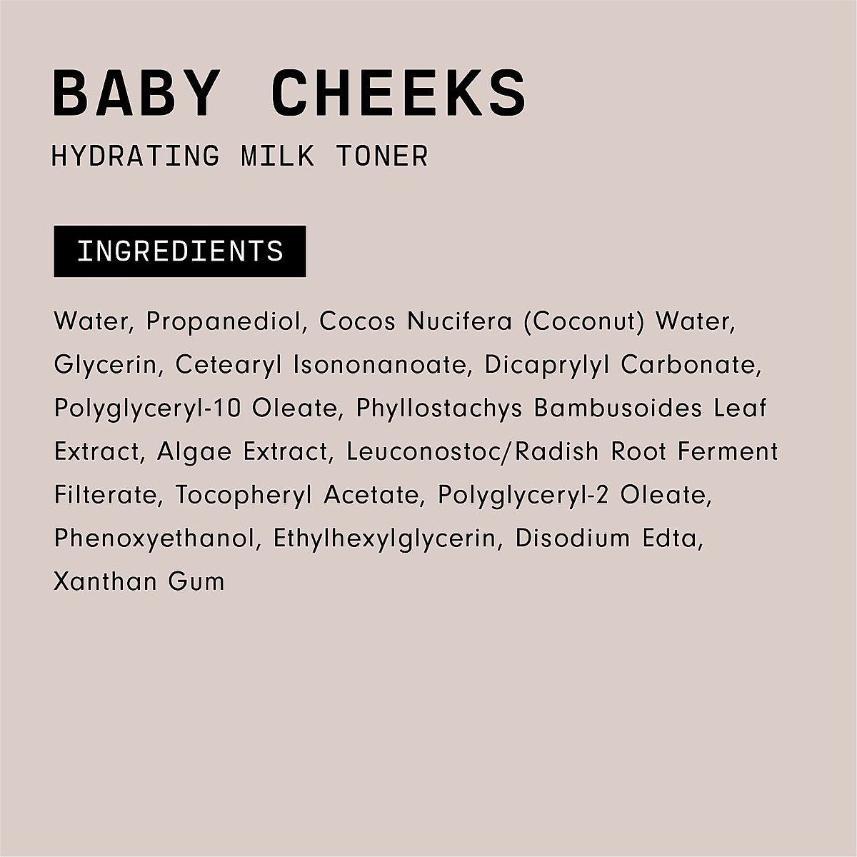 Versed Baby Cheeks Face Toner - Nourishing Amino Acids, Vitamins + Minerals to Gently Tone, Hydrate & Help Restore Skin’s Natural pH Balance - Vegan Face Toner (4 fl oz)