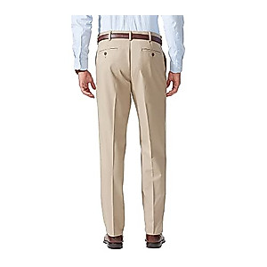 Dockers Men's Relaxed Fit Comfort Pants, British Khaki, 38W x 32L